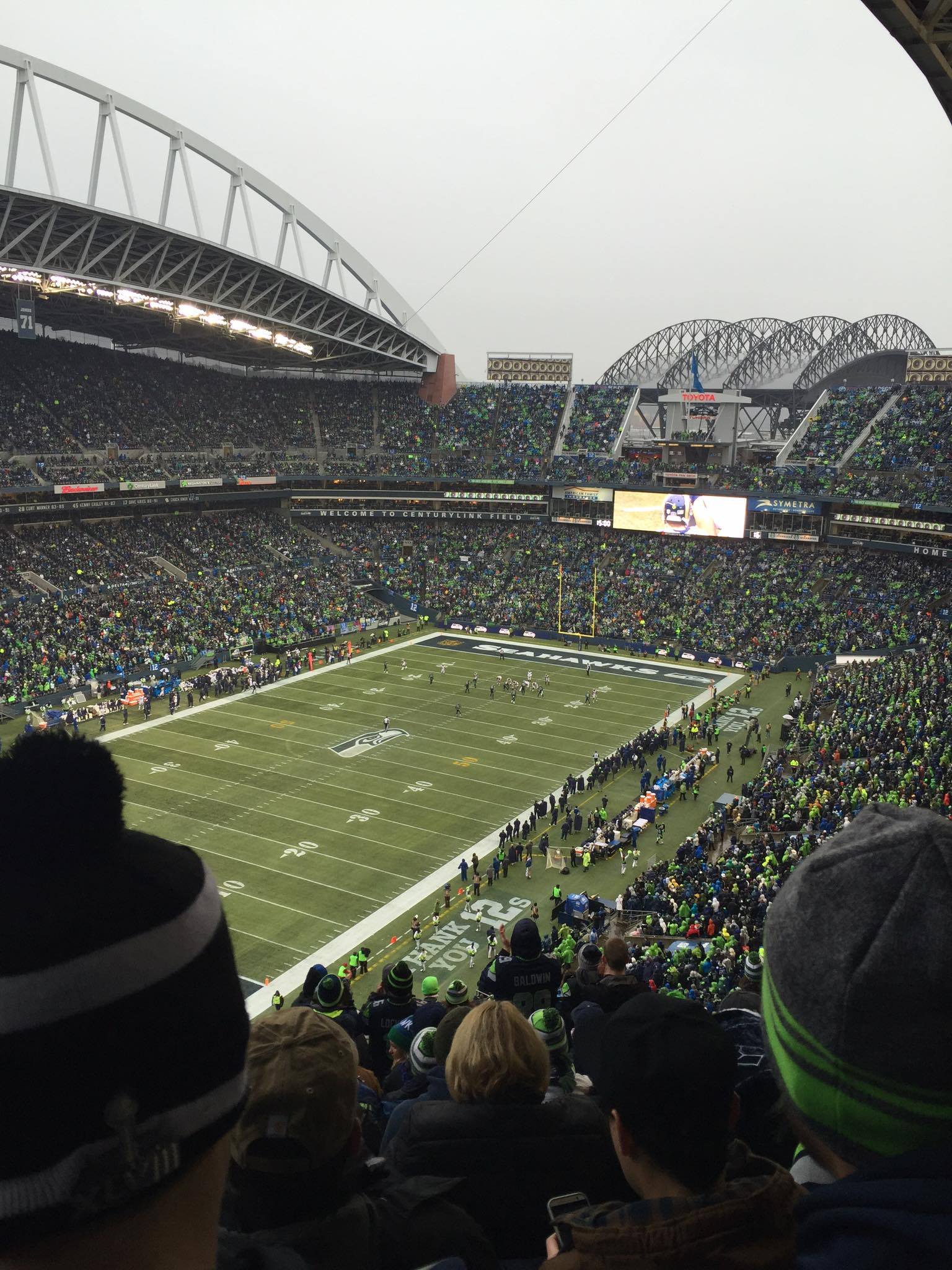 Rams Seahawks Game Stadium View - ADA - The American Darters Association