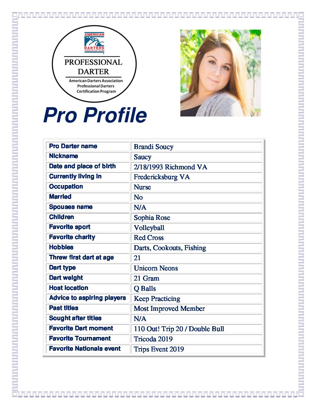 2020 ADA Pro Profile Form Brandi Soucy - ADA - The American Darters ...